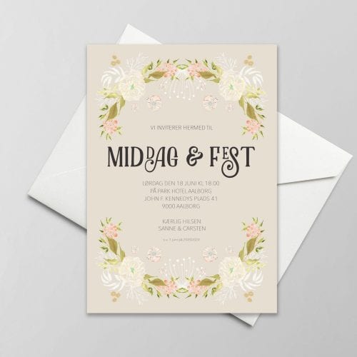 INVITATIONER | Unikke invitationer til livets fester!