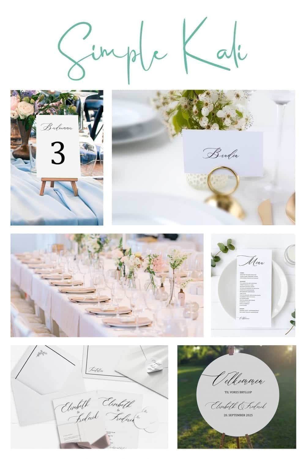 Simple Kali | Vælg det mest elegante og enkle design