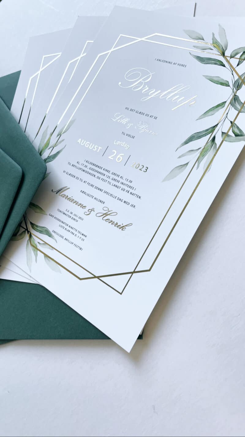 💌 Bryllups invitation: Trends og traditioner 2025