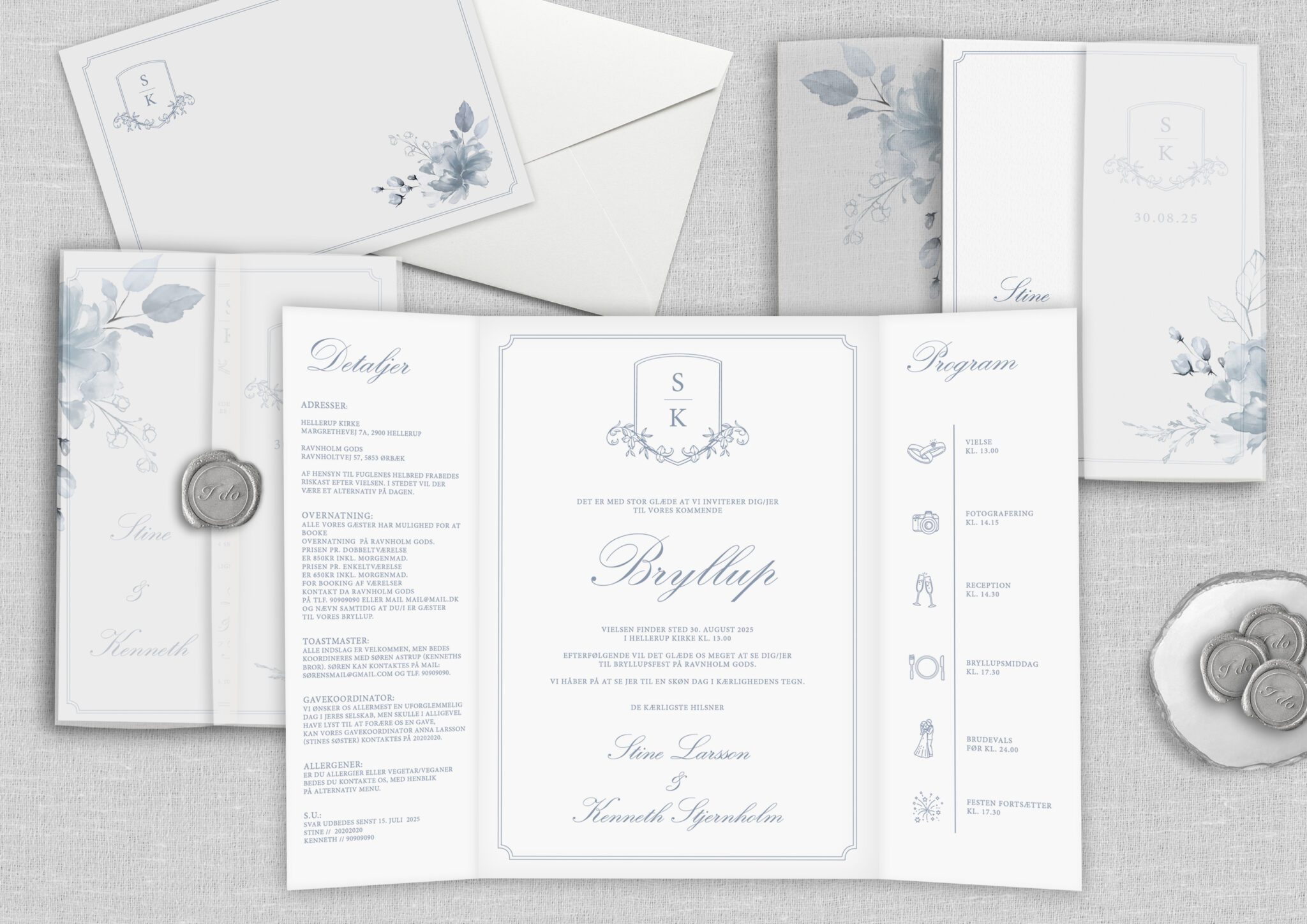 Bryllupsinvitationer | Unikke invitationer | 40+ designs
