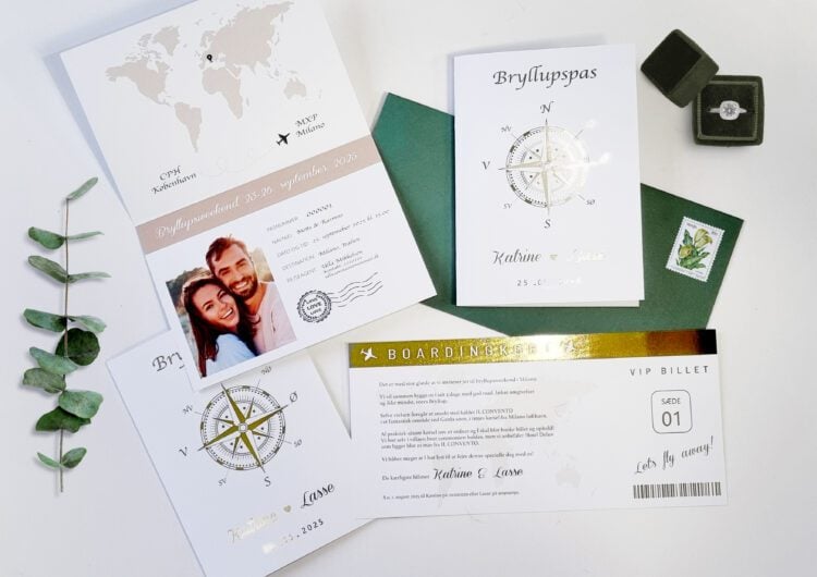 Bryllupsinvitationer | Unikke invitationer | 40+ designs