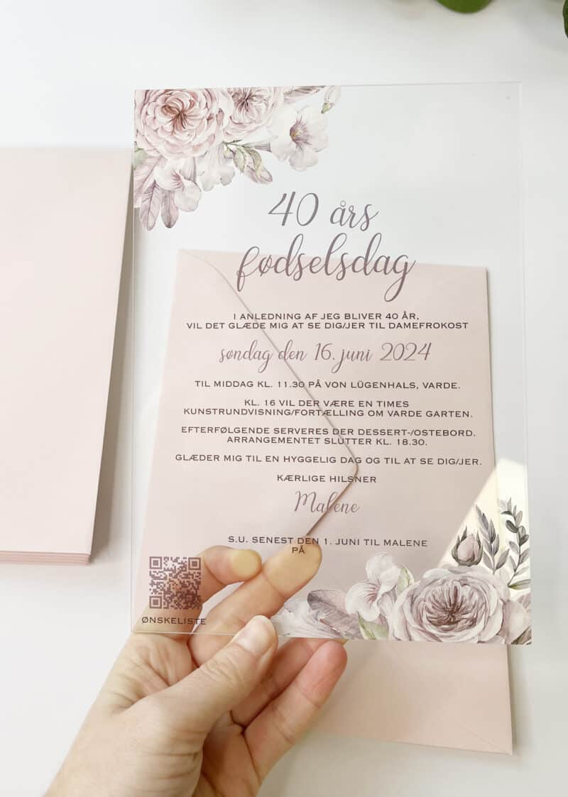 Invitationer til livets begivenheder i bedste kvalitet⭐