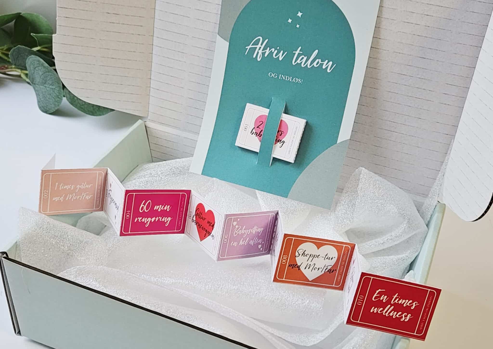 FORÆLDRE GAVE - MINI KUPONER - DEN PERFEKTE GAVE