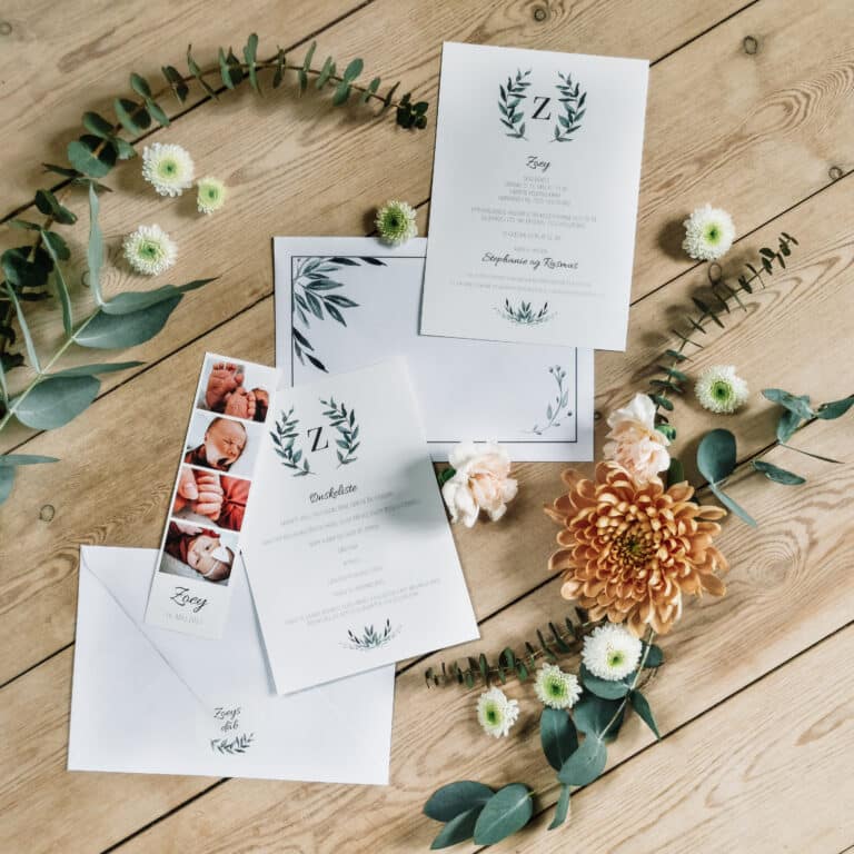 Invitationer til livets begivenheder i bedste kvalitet⭐